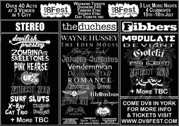 More bands confirmed for DV8Fest - Soundsphere magazine