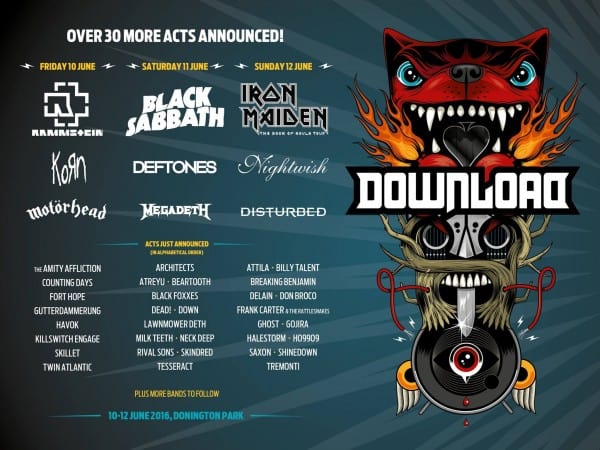 Download Festival announces 33 more bands - Soundsphere magazine