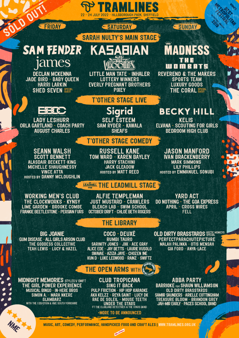 Tramlines Festival In Sheffield Is Sold Out - Details Here ...