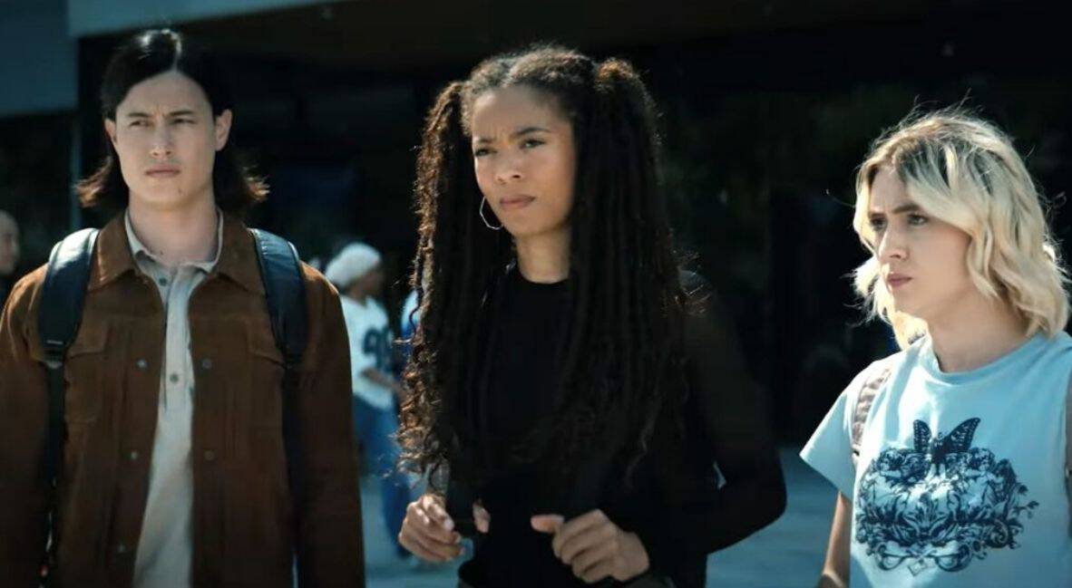 Derek Luh as Jordan Li, Jaz Sinclair as Marie Moreau, and Lizzie ...