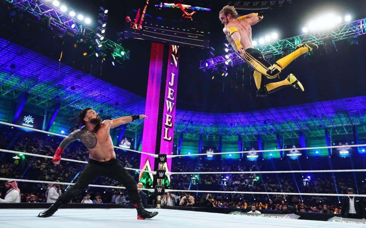 Logan Paul proved he could hang when he wrestled Roman Reigns at Crown ...