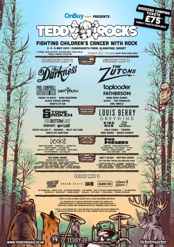Teddy Rocks Festival announce final line up and Day Splits ...