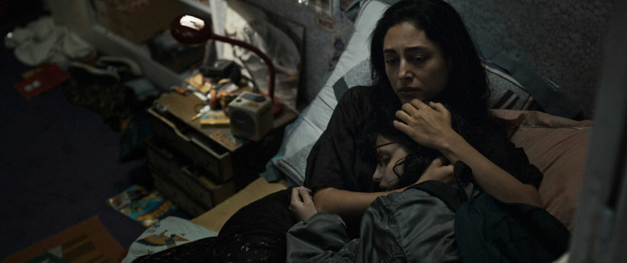 Golshifteh Farahani and Mélissa Boros as Maman and Alpha. Credits ...
