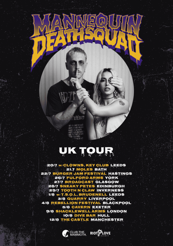 Mannequin Death Squad announce summer UK tour dates - Soundsphere magazine