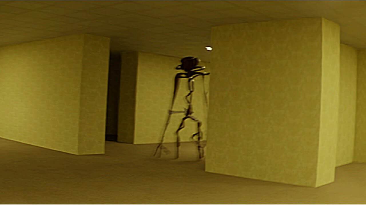 A creature made up of metal rods resembling tripods lurks beneath a ...