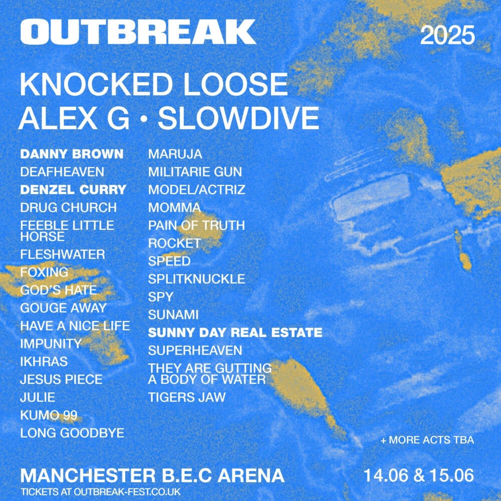 Turnstile to headline Outbreak Fest London, Knocked Loose, Alex G ...